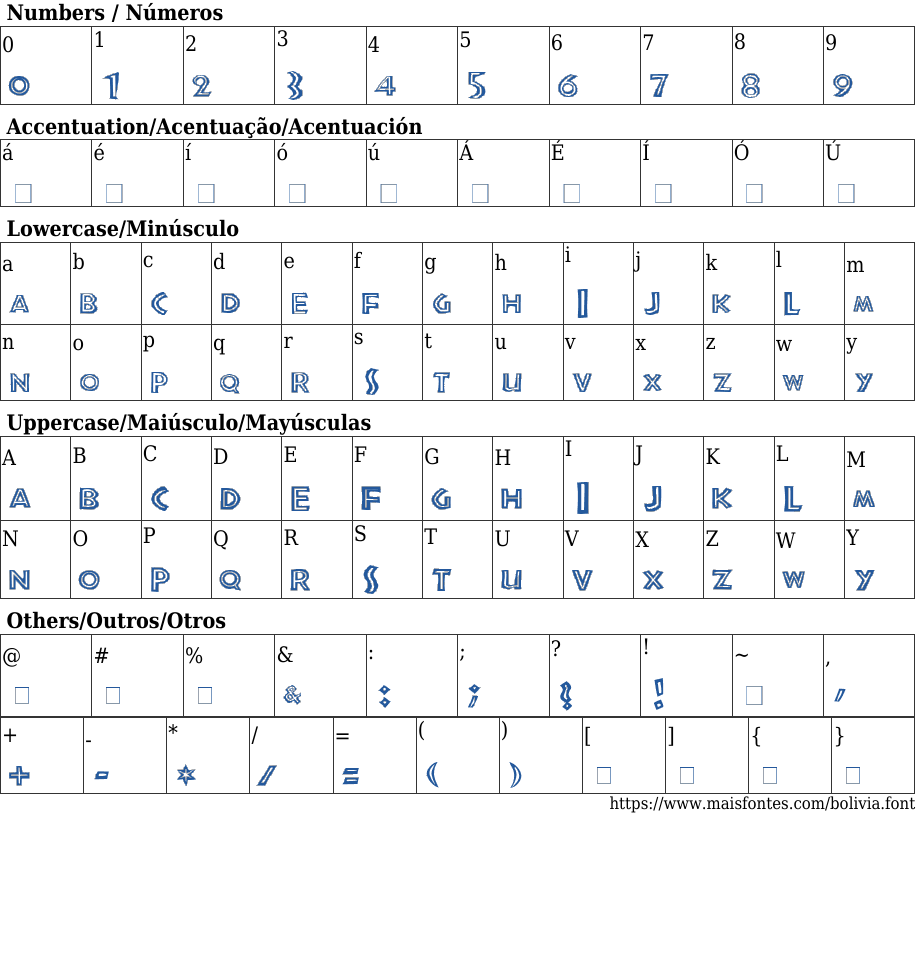 Bolivia Font: Free Download | MaisFontes