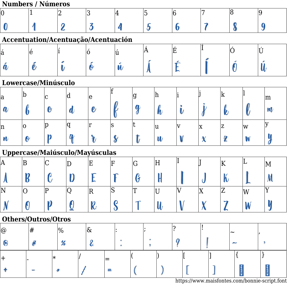 Bonnie Script: Download Free Font | MaisFontes