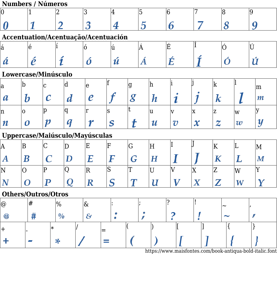 Book Antiqua Bold Italic Font: Free Download | MaisFontes