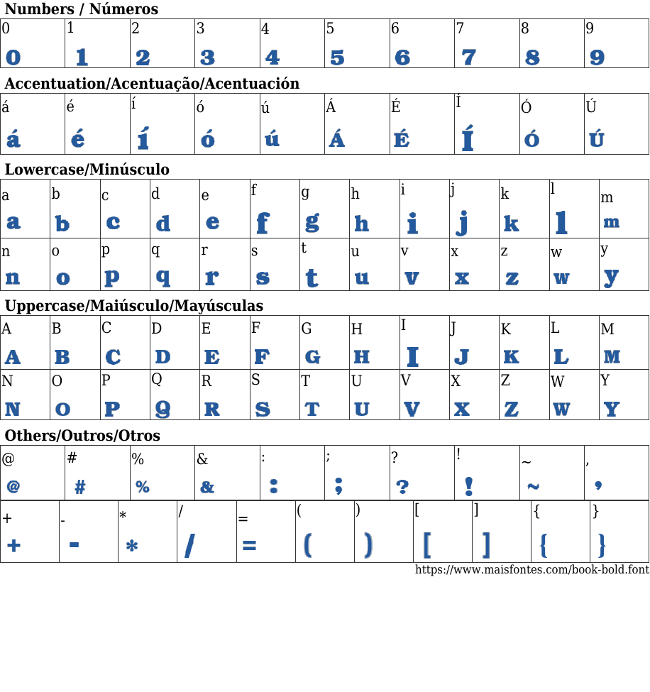 Book Bold Font: Free Download | MaisFontes