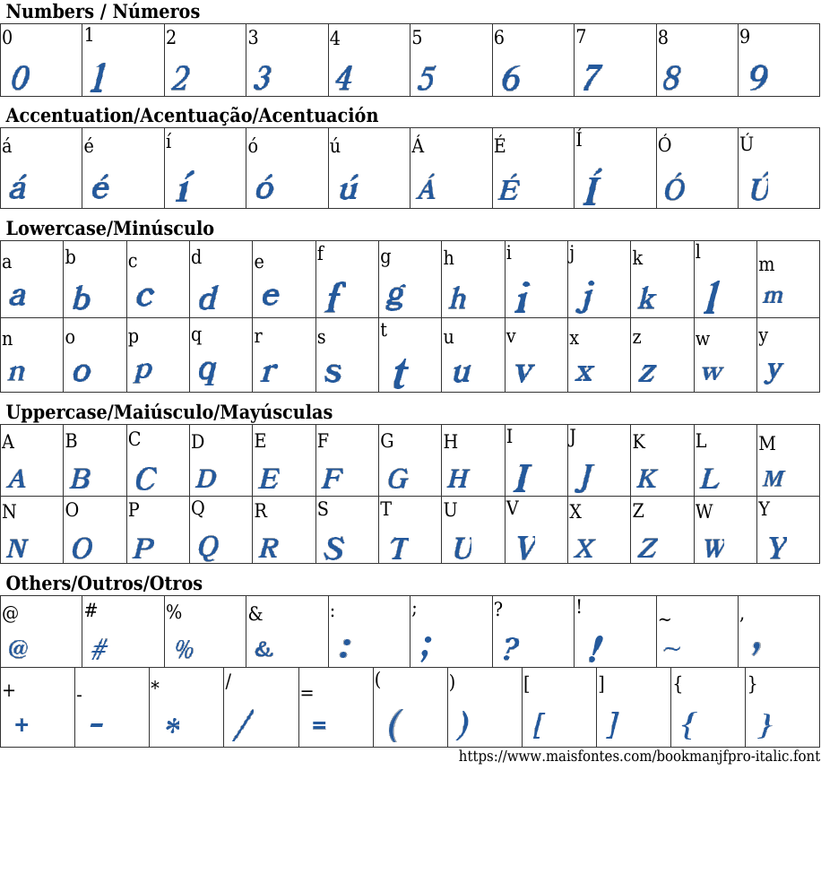 Bookman Pro Italic Font: Free Download | MaisFontes