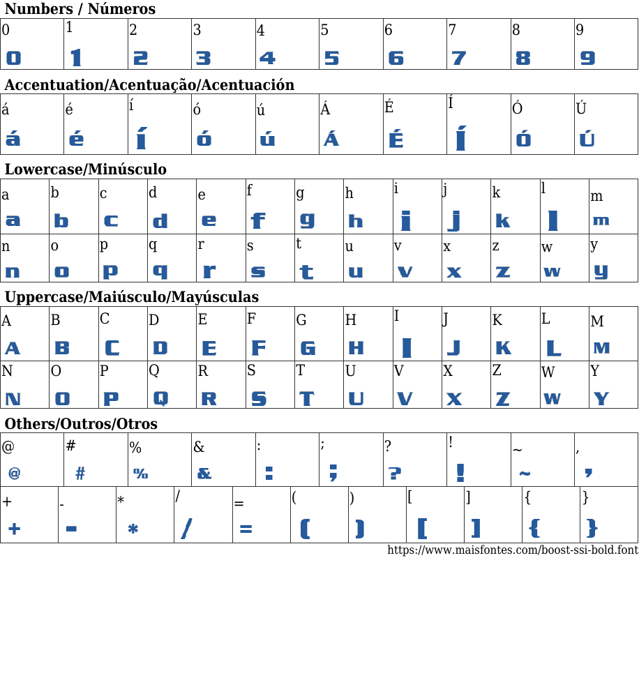 Boost SSi Bold: Free Font Download | MaisFontes