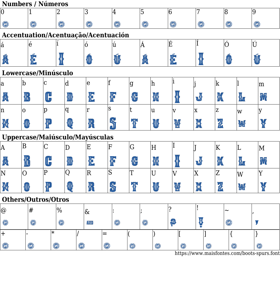 Boots Spurs: Free Font Download | MaisFontes