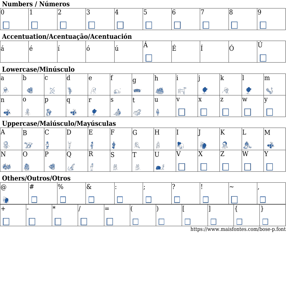 Bose P Font: Free Download | MaisFontes