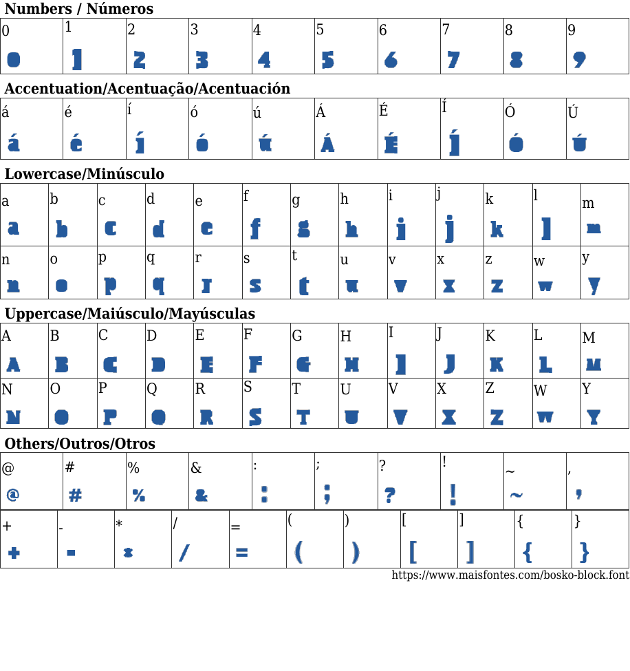 Bosko Block: Free Font Download | MaisFontes