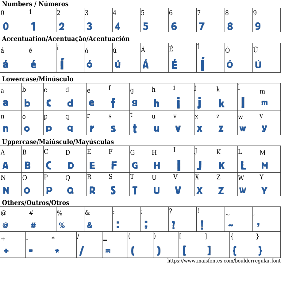 Boulder Regular: Download Free Font | MaisFontes