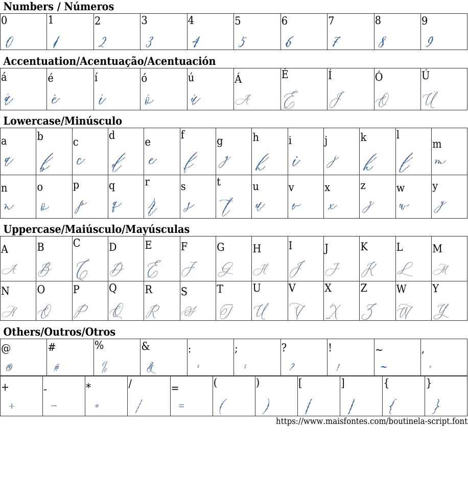 Boutinela Script Font: Free Download | MaisFontes