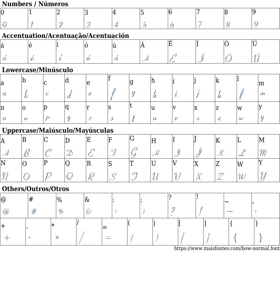 Bow Normal: Baixar Fonte Grátis | MaisFontes