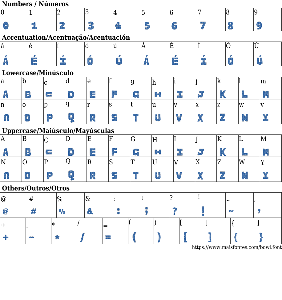 BOWL: Free Font Download | MaisFontes