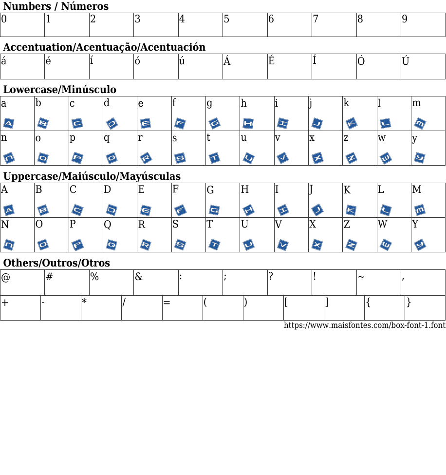 Box: Baixar Fonte Grátis | MaisFontes