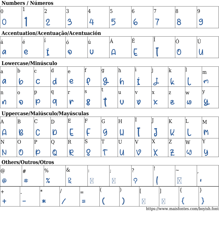 Boyish: Free Font Download | MaisFontes