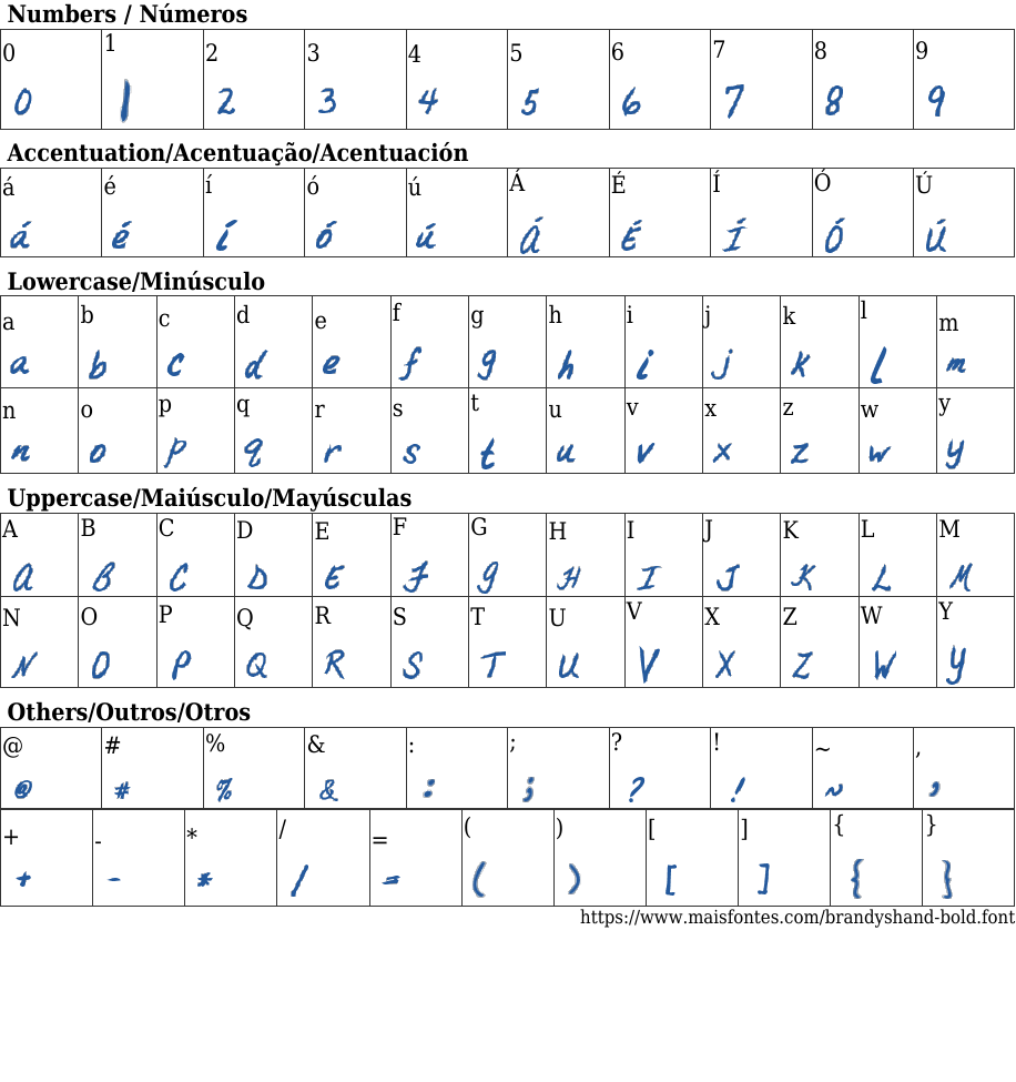 BrandysHand Bold: Free Font Download | MaisFontes
