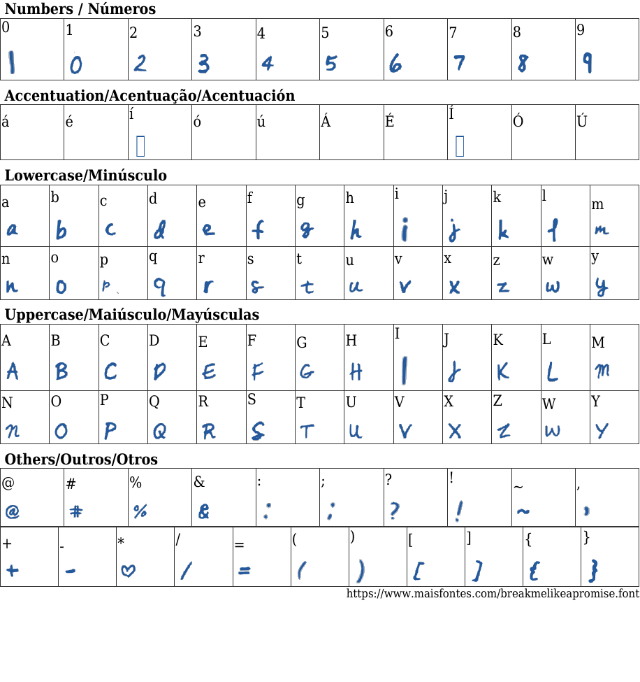 Break Me Like A Promise: Baixar Fonte Grátis | MaisFontes