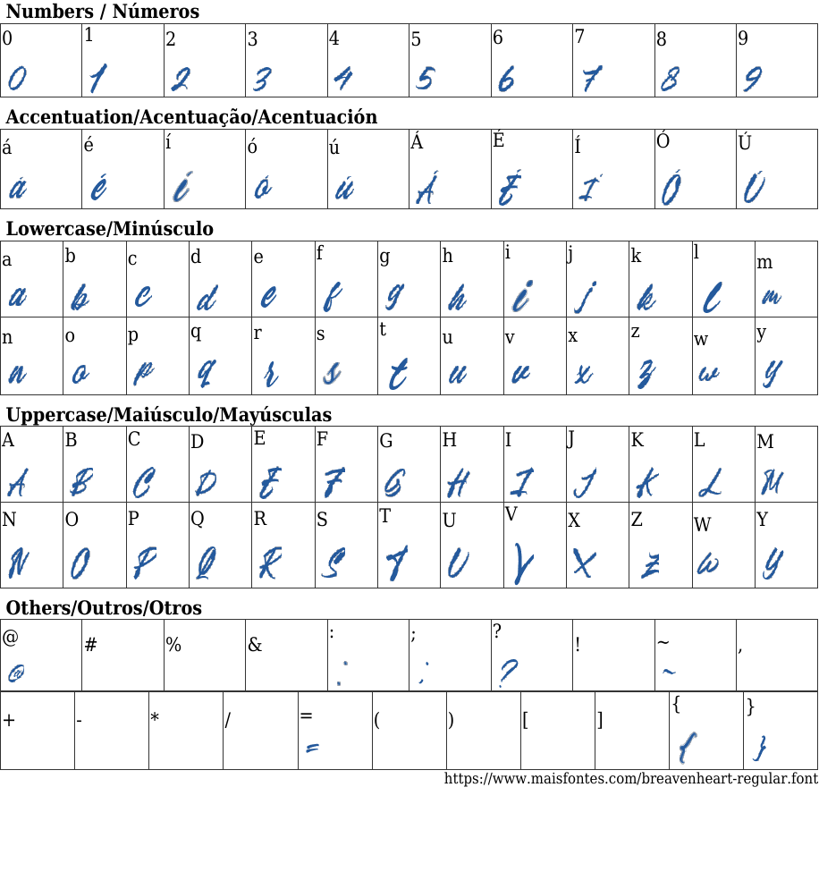 Breavenheart Regular: Baixar Fonte Grátis | MaisFontes