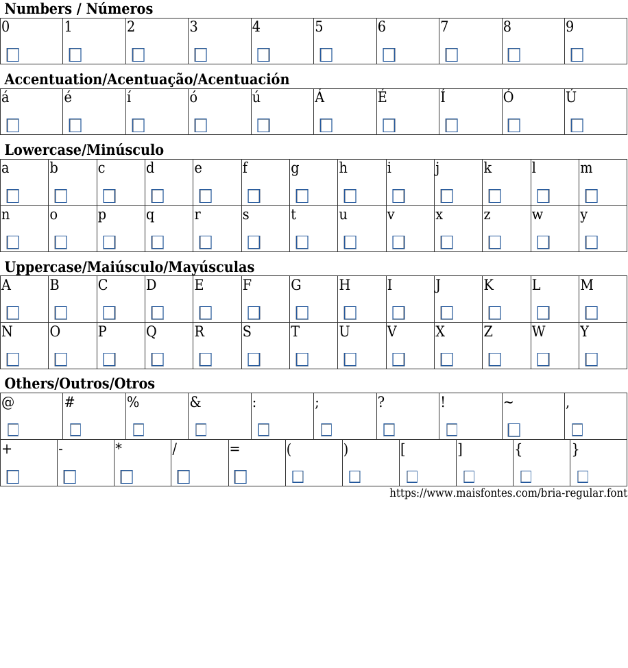 BRIA Regular: Free Font Download | MaisFontes