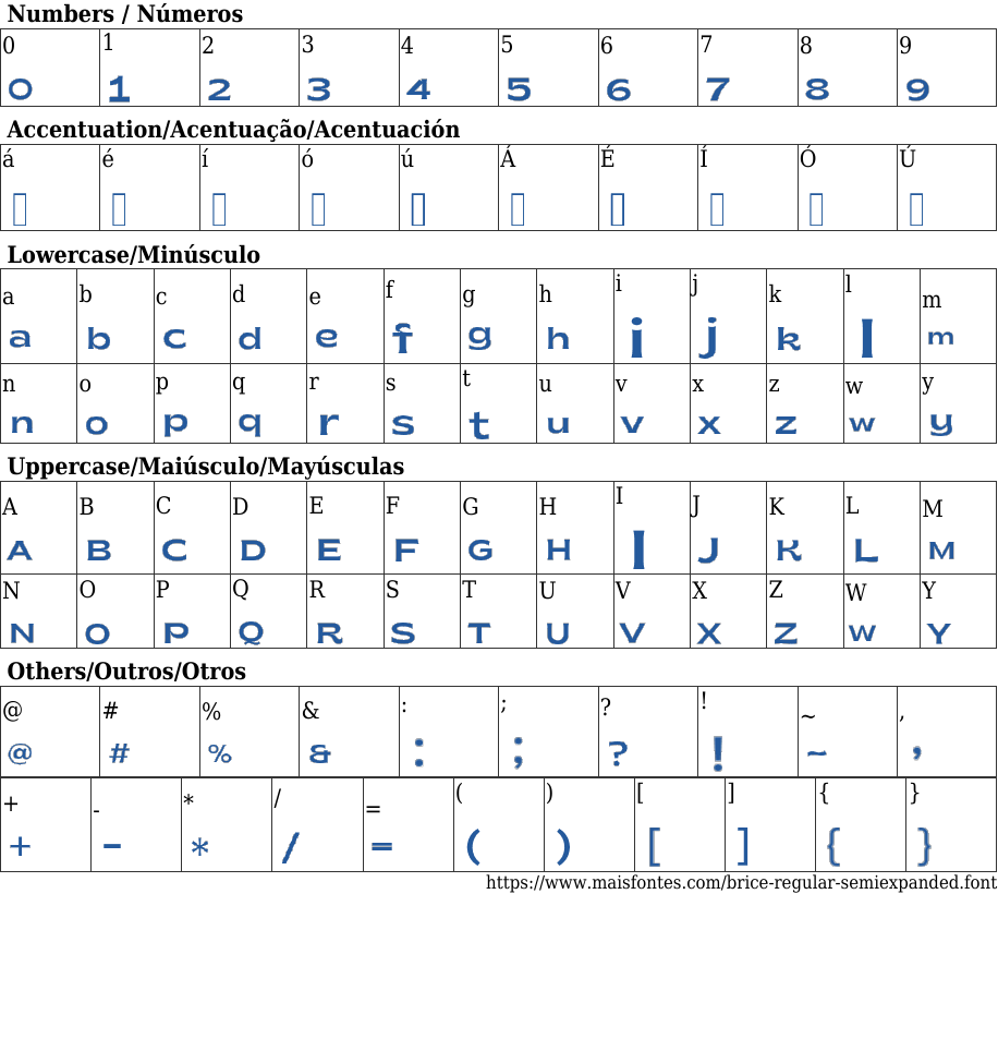 Brice SemiExpanded Regular Font: Free Download | MaisFontes