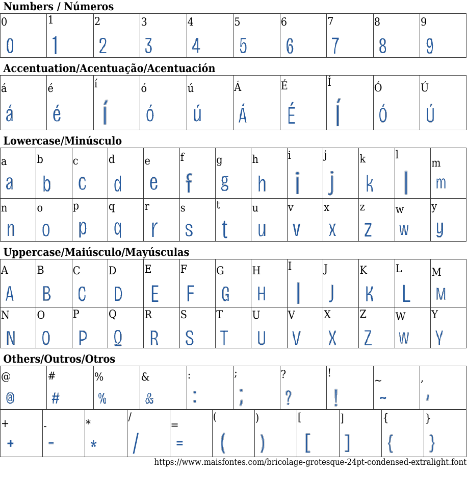 Bricolage Grotesque 24pt Condensed ExtraLight: Free Font Download ...