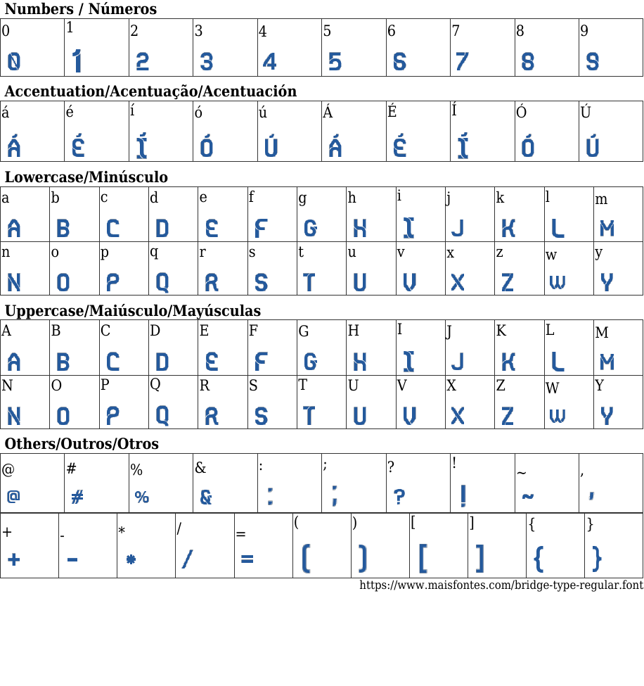 Bridge Type Regular: Download Free Font | MaisFontes