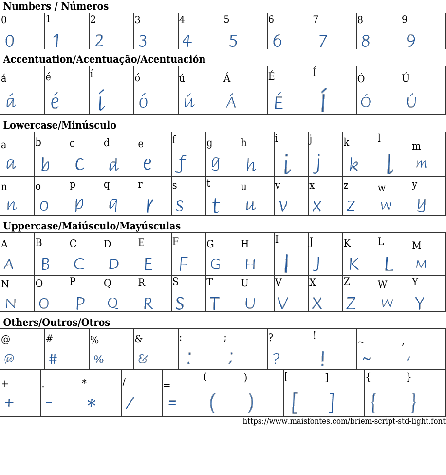 Briem Script Std Light: Free Font Download | MaisFontes
