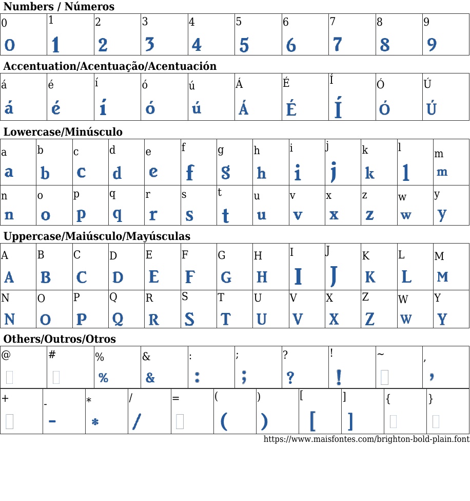 Brighton Bold Plain: Free Font Download | MaisFontes