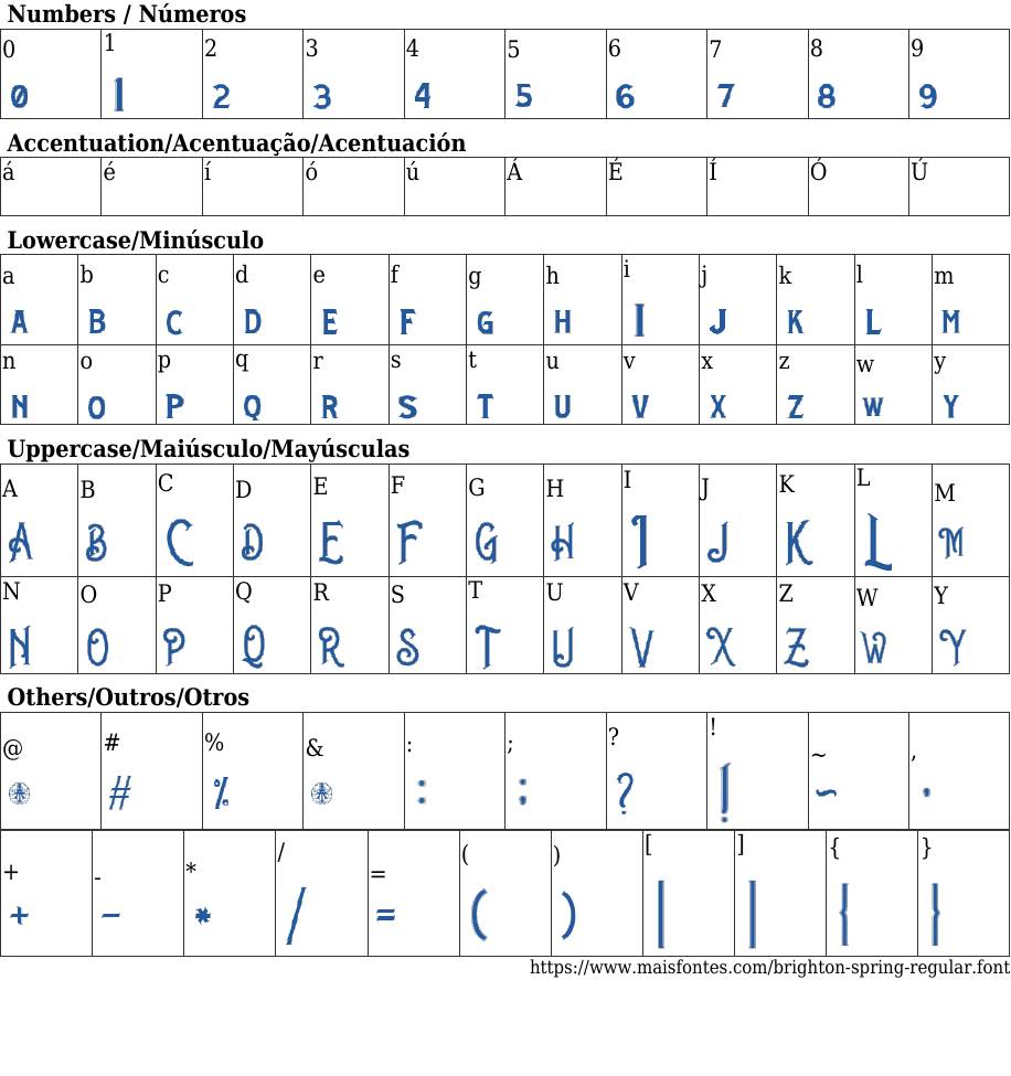 Brighton Spring Regular: Free Font Download | MaisFontes