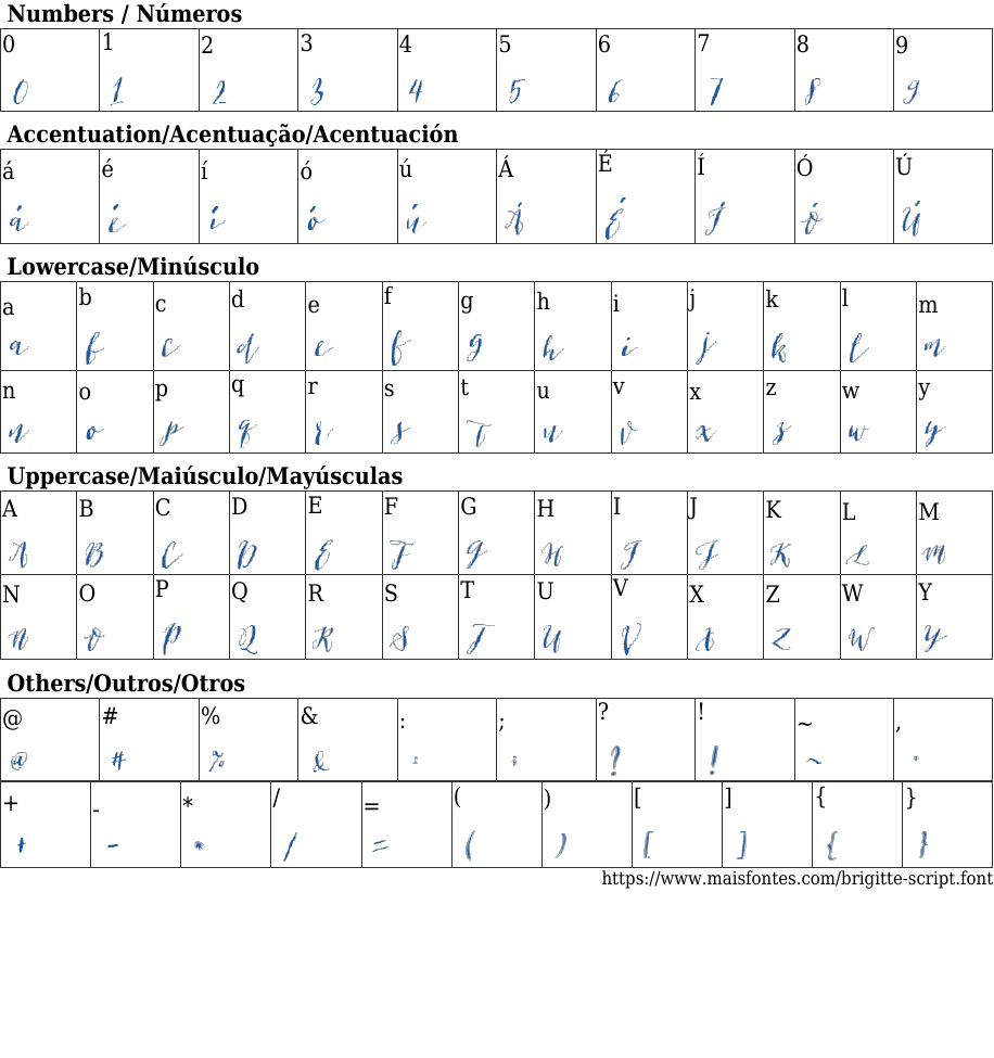 Brigitte Script Font: Free Download | MaisFontes