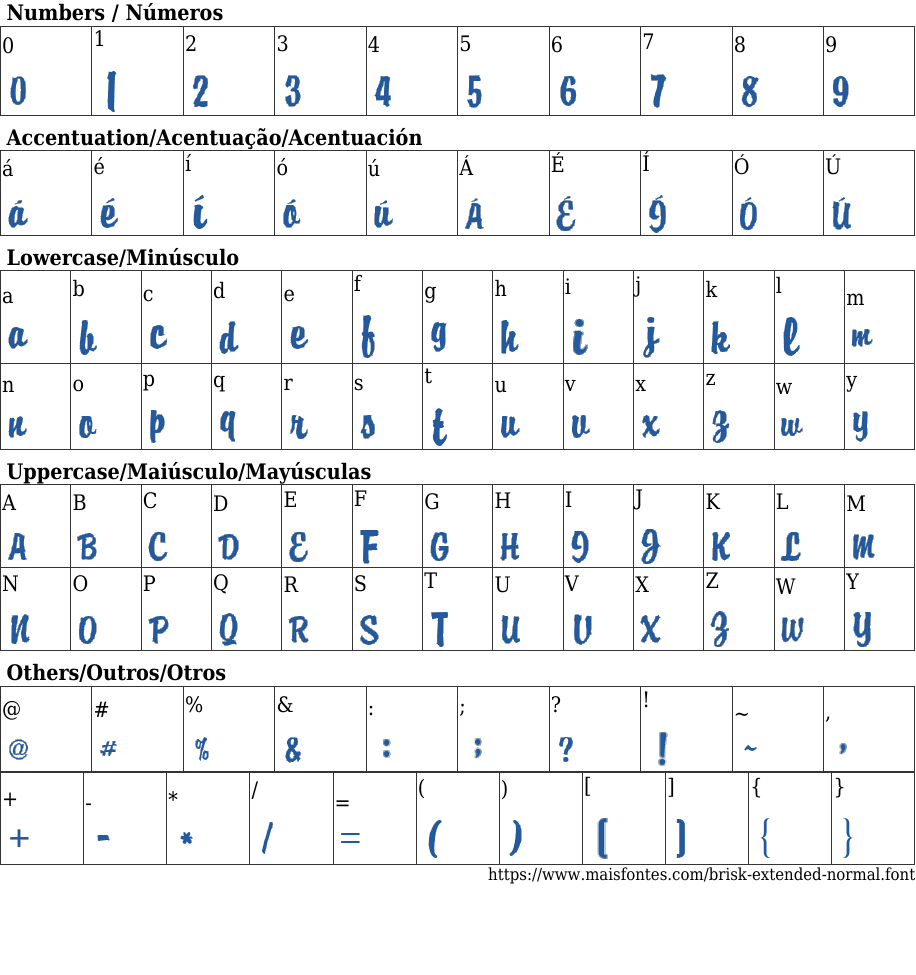 Brisk Extended Normal: Free Font Download | MaisFontes