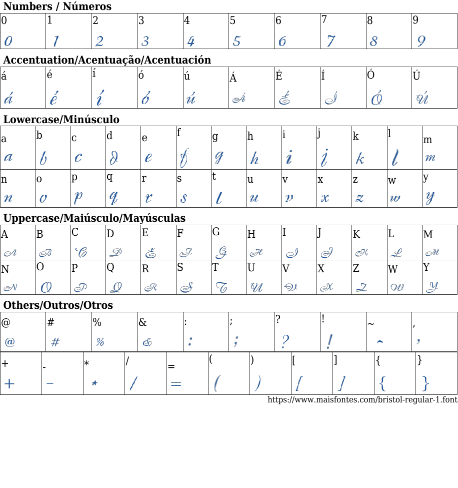 Bristol Regular: Free Font Download | MaisFontes