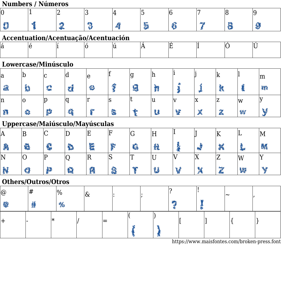 Broken Press: Baixar Fonte Grátis | MaisFontes