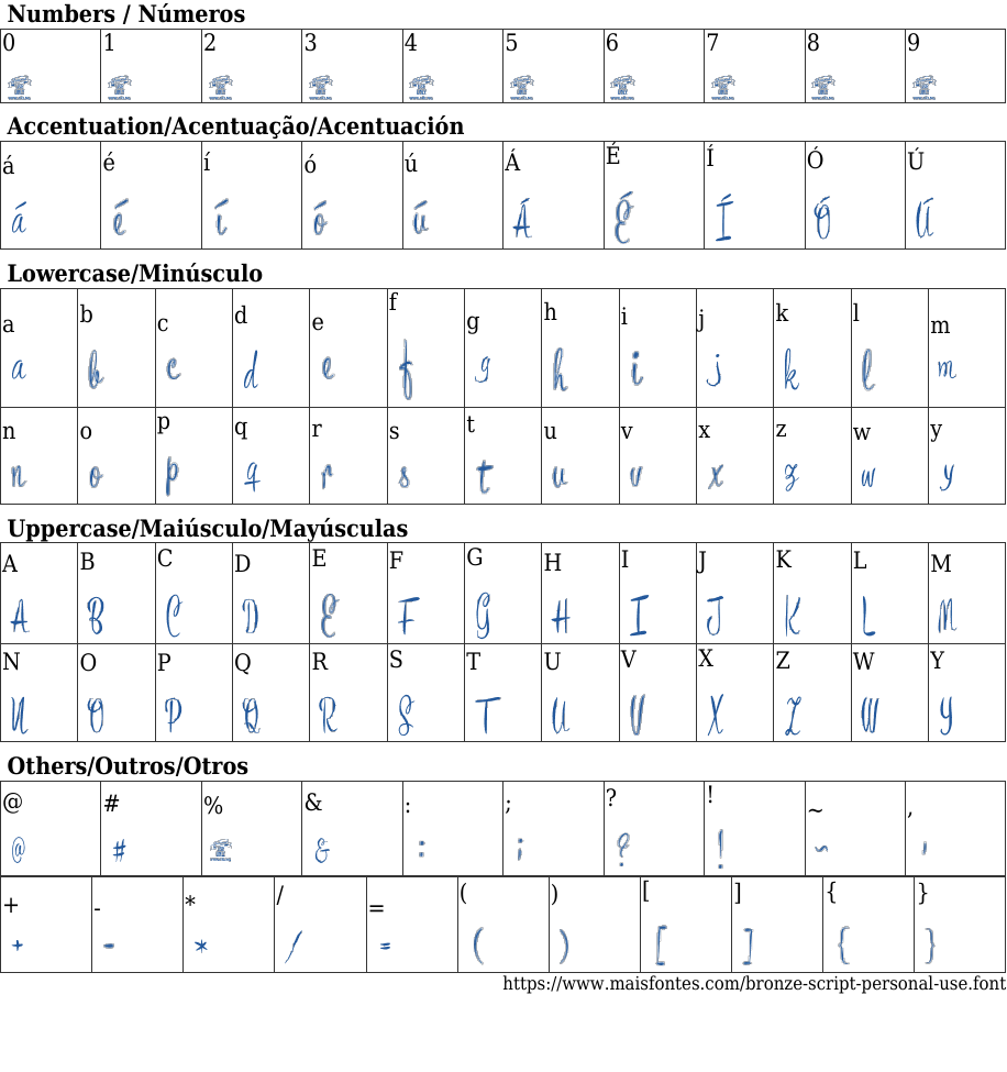 Bronze Script: Free Font Download | MaisFontes