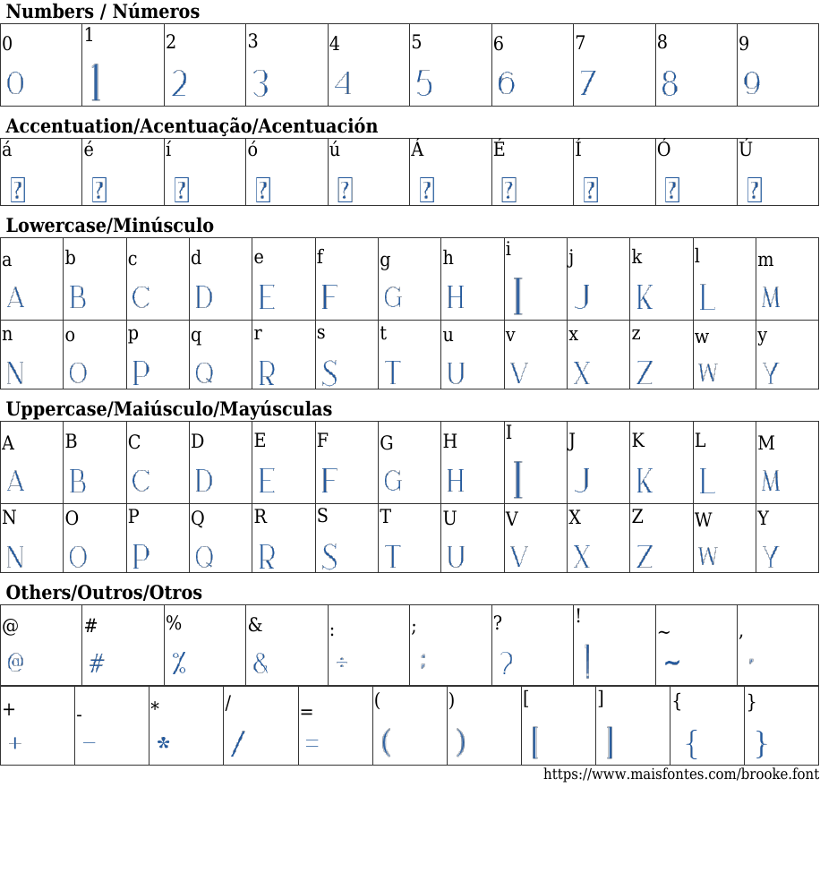 Brooke: Free Font Download | MaisFontes