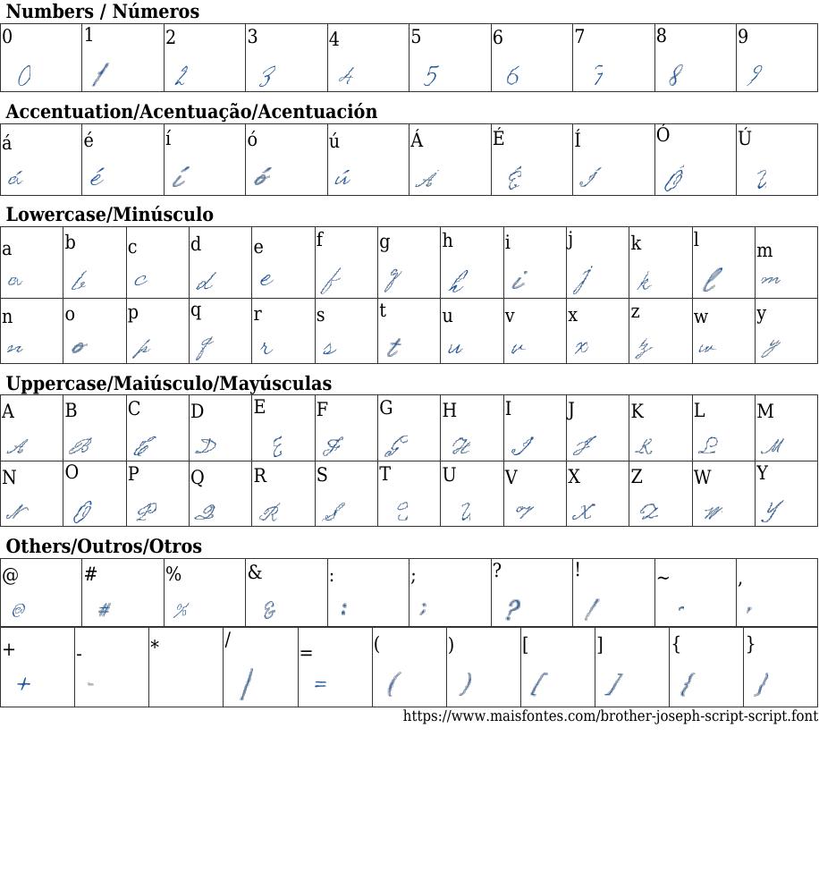 Brother Joseph Script: Free Font Download | MaisFontes
