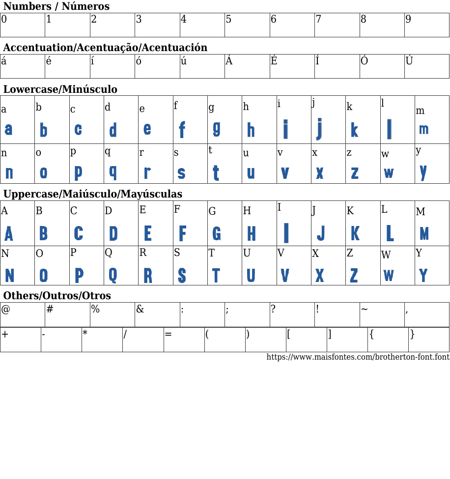 Brotherton Font: Descargar Fuente Gratis | MaisFontes