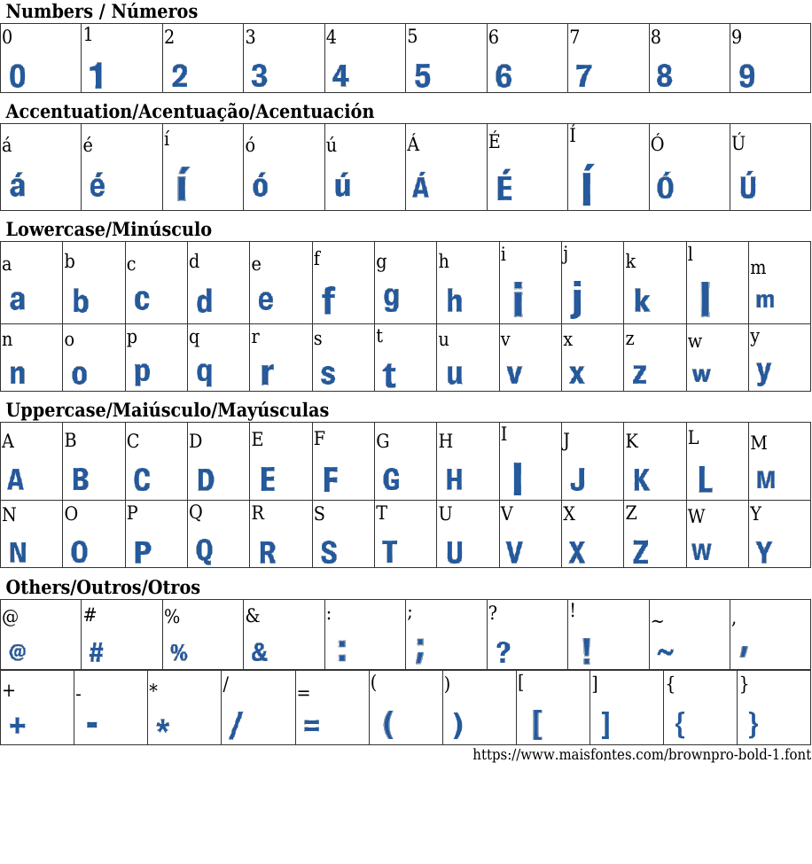 BrownPro Bold Font: Free Download | MaisFontes