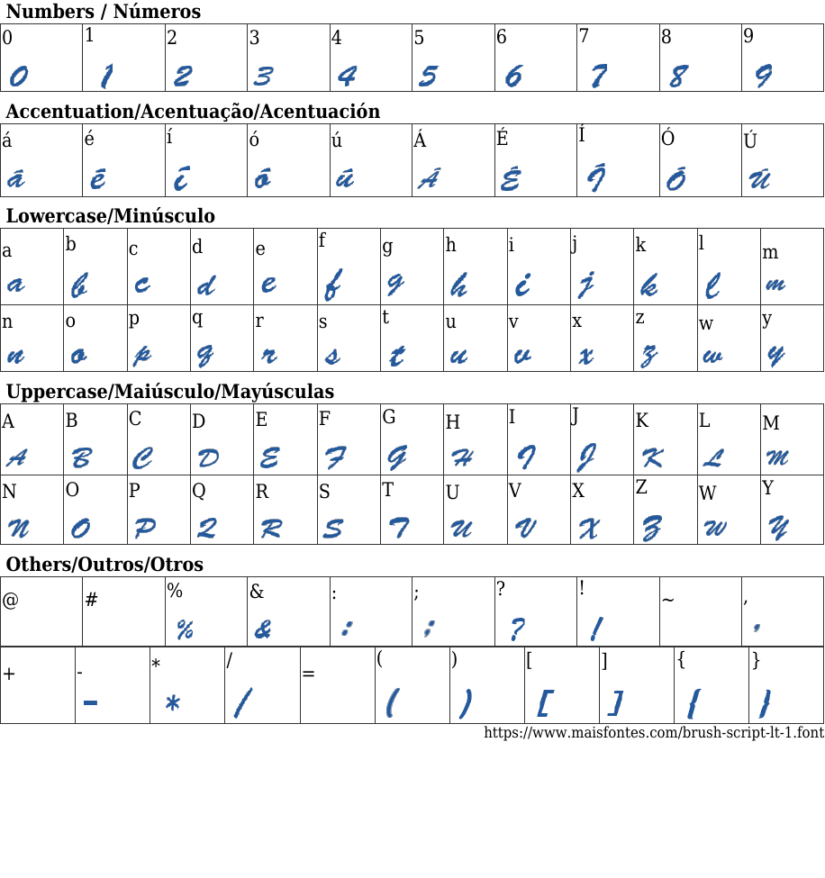 Brush Script LT: Free Font Download | MaisFontes