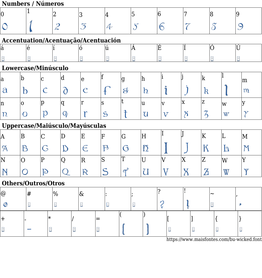 Bu Wicked: Baixar Fonte Grátis | MaisFontes