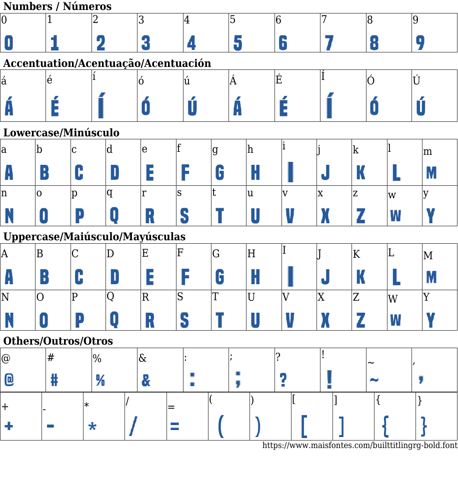 Built Titling Bold Font: Free Download | MaisFontes