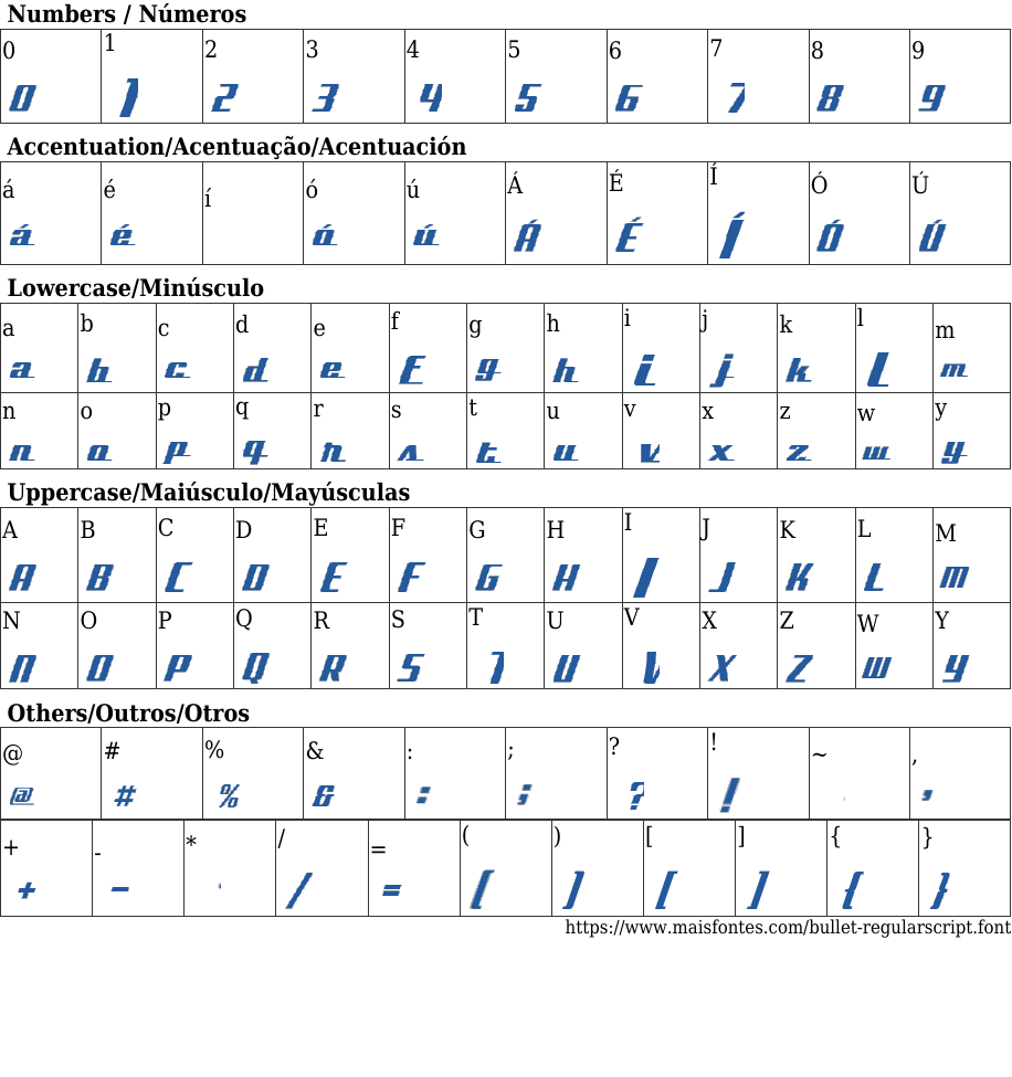 Bullet Regular Script: Free Font Download | MaisFontes