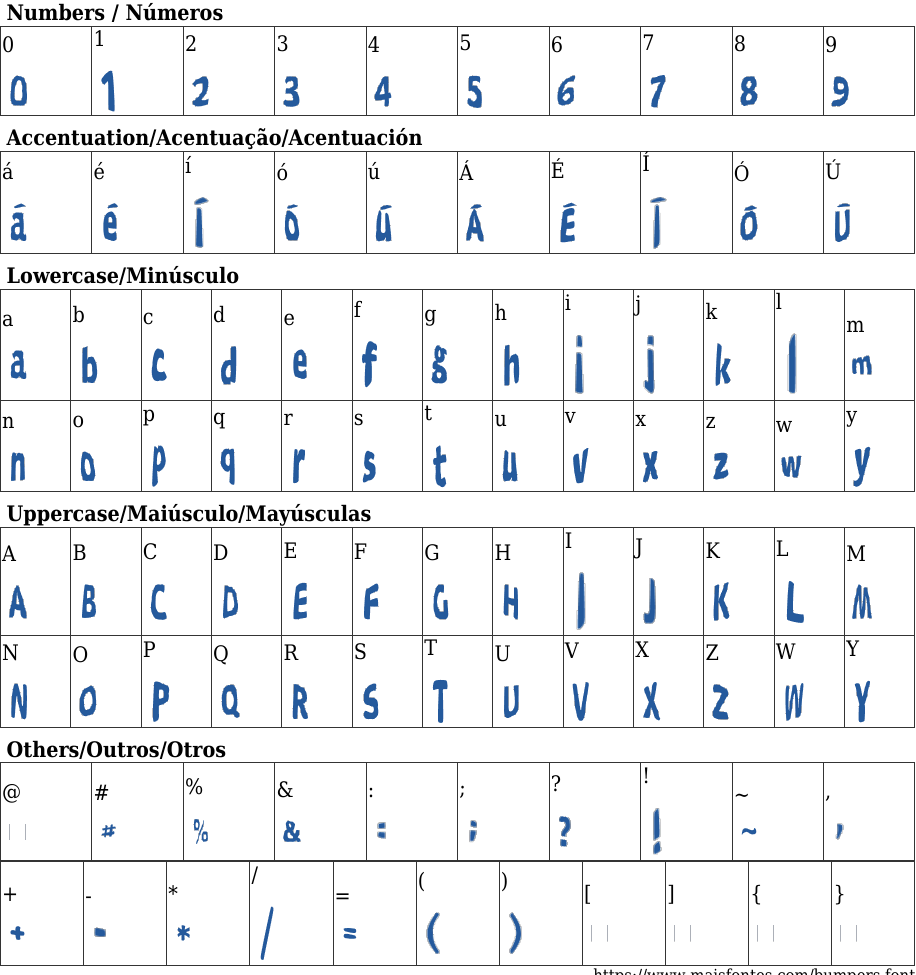 Bumpers: Free Font Download | MaisFontes