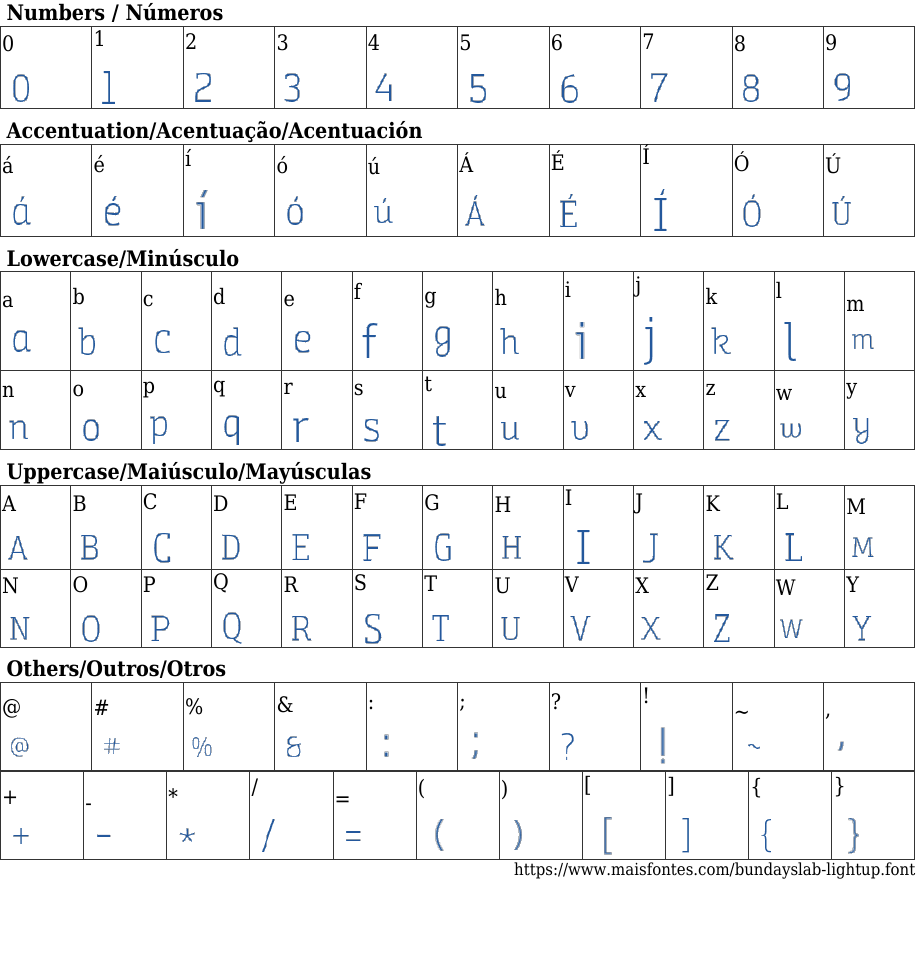 BundaySlab Light Up: Free Font Download | MaisFontes