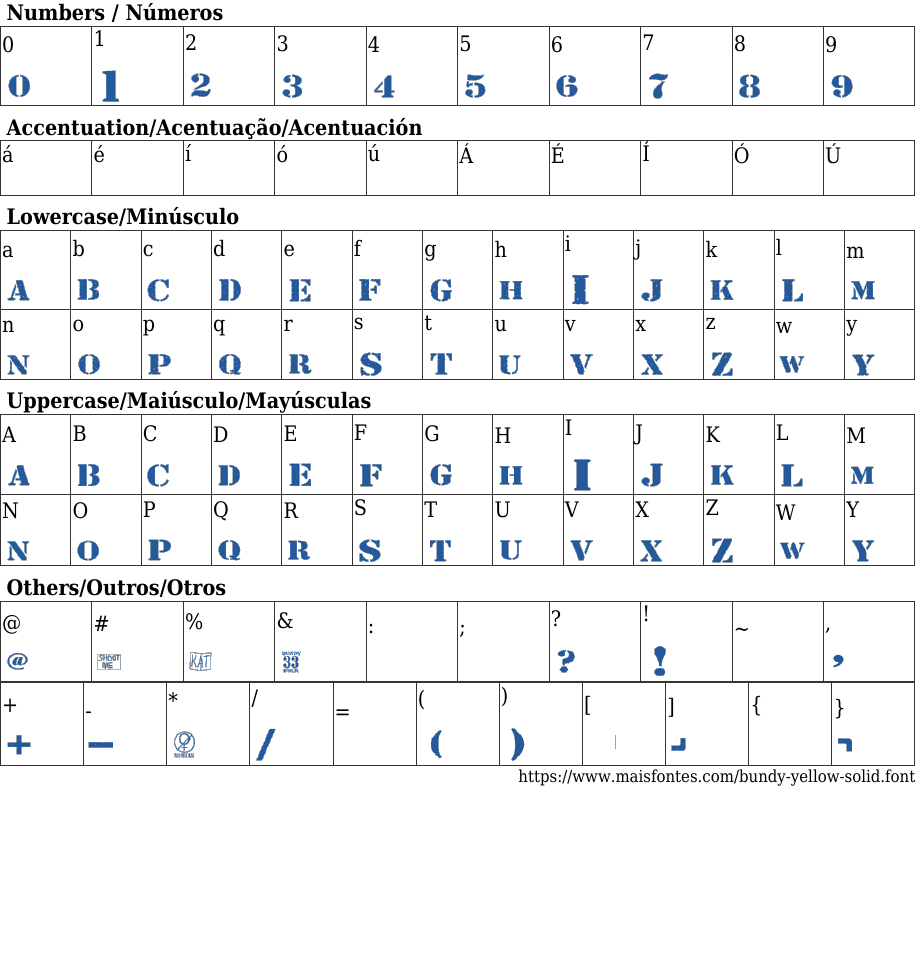 Bundy Yellow Solid: Free Font Download | MaisFontes