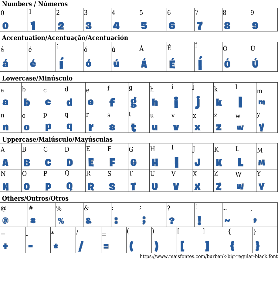 Burbank Big Regular Black Font: Free Download | MaisFontes