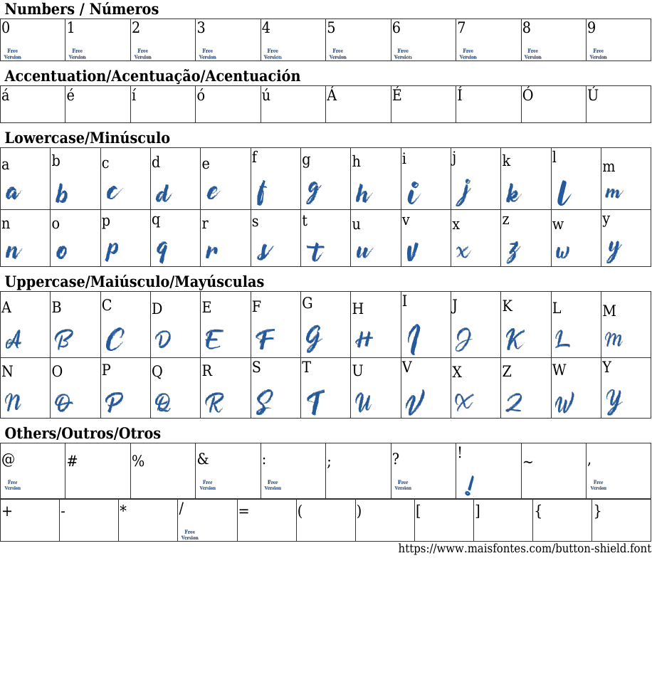 Button Shield: Free Font Download | MaisFontes