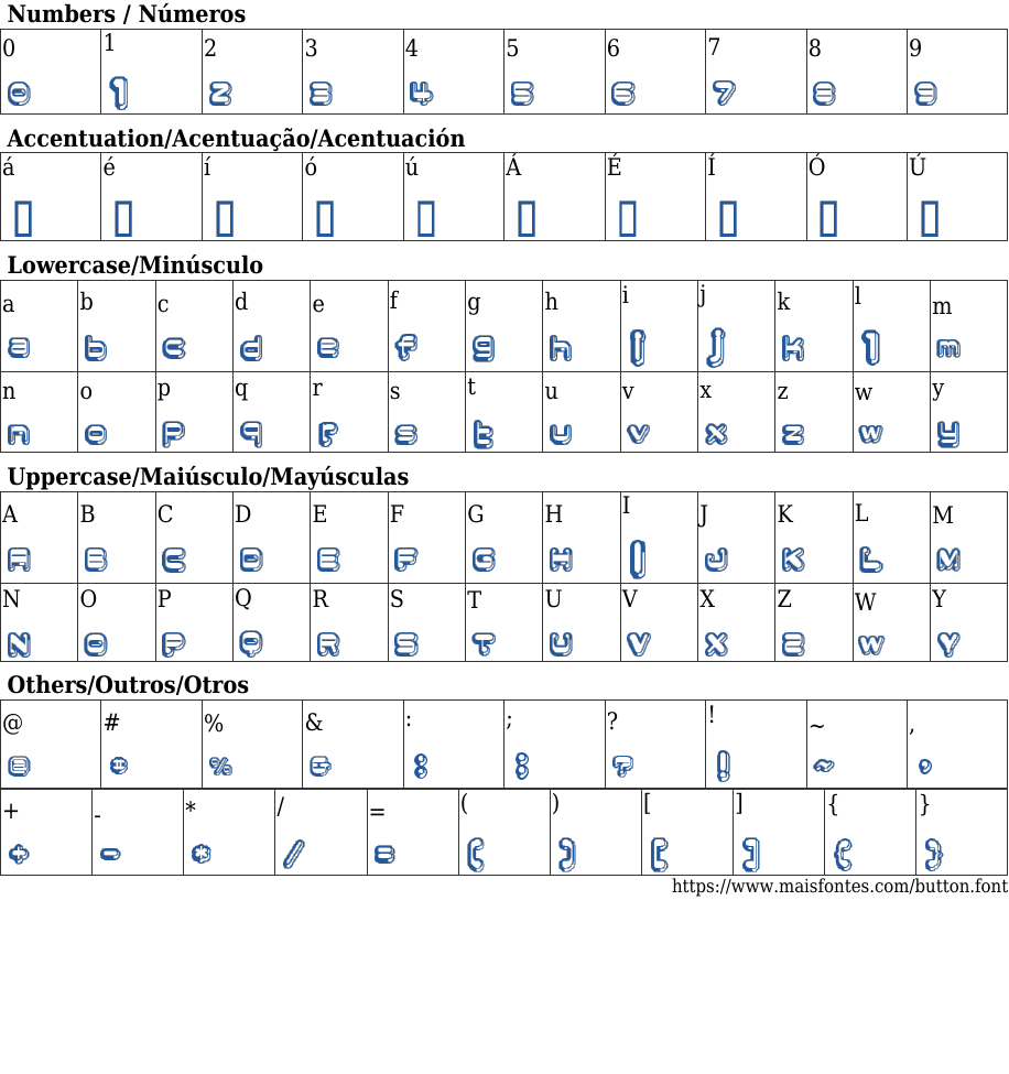 Button: Free Font Download | MaisFontes