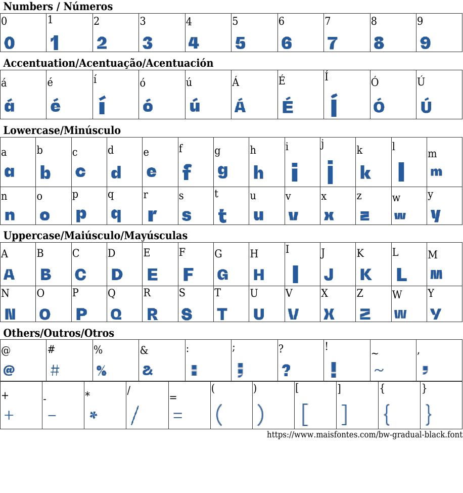 Bw Gradual Black Font: Free Download | MaisFontes