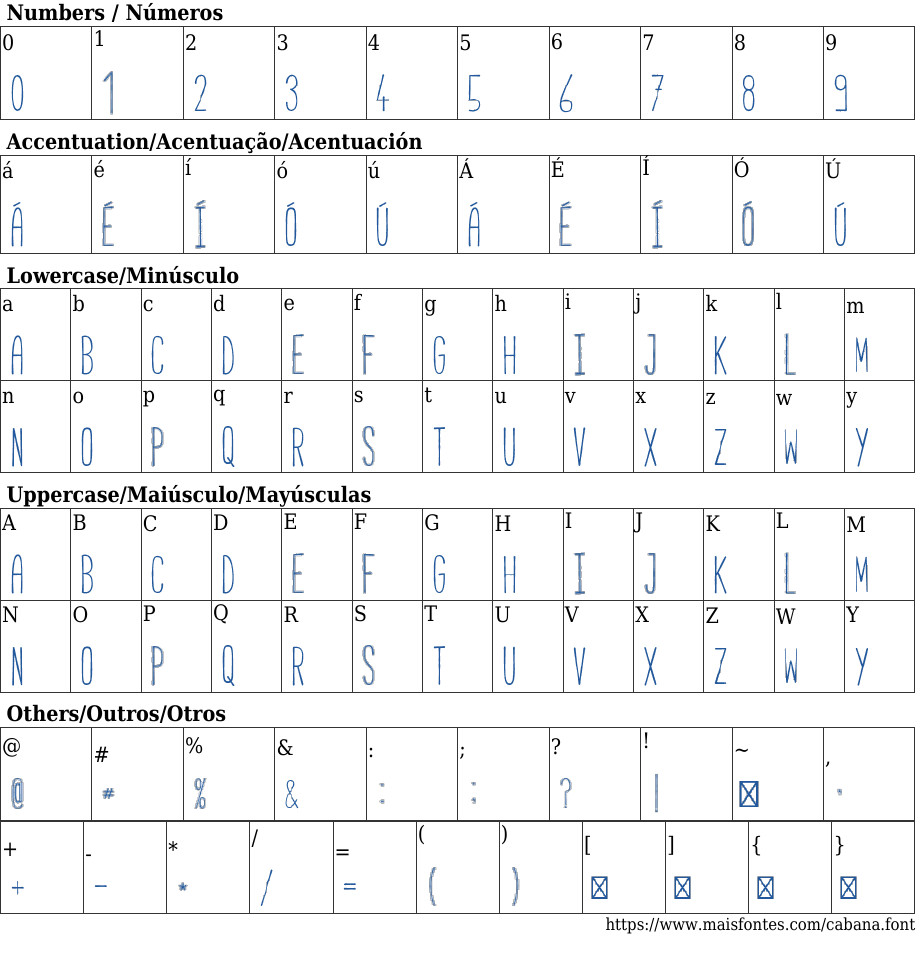 Cabana: Free Font Download | MaisFontes