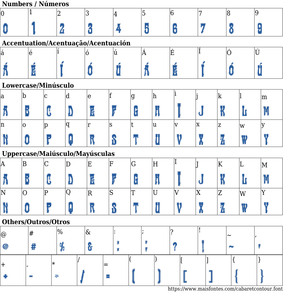 Cabaret Contour: Free Font Download | MaisFontes