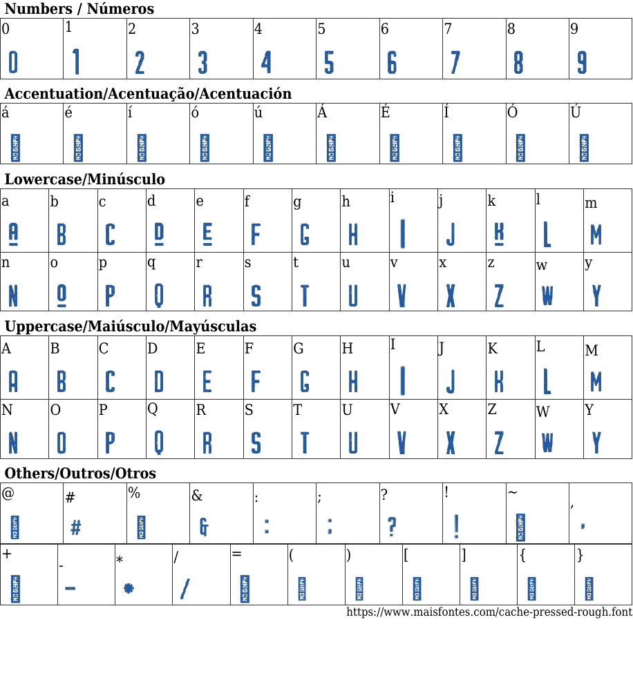 Cache Pressed Rough: Free Font Download | MaisFontes