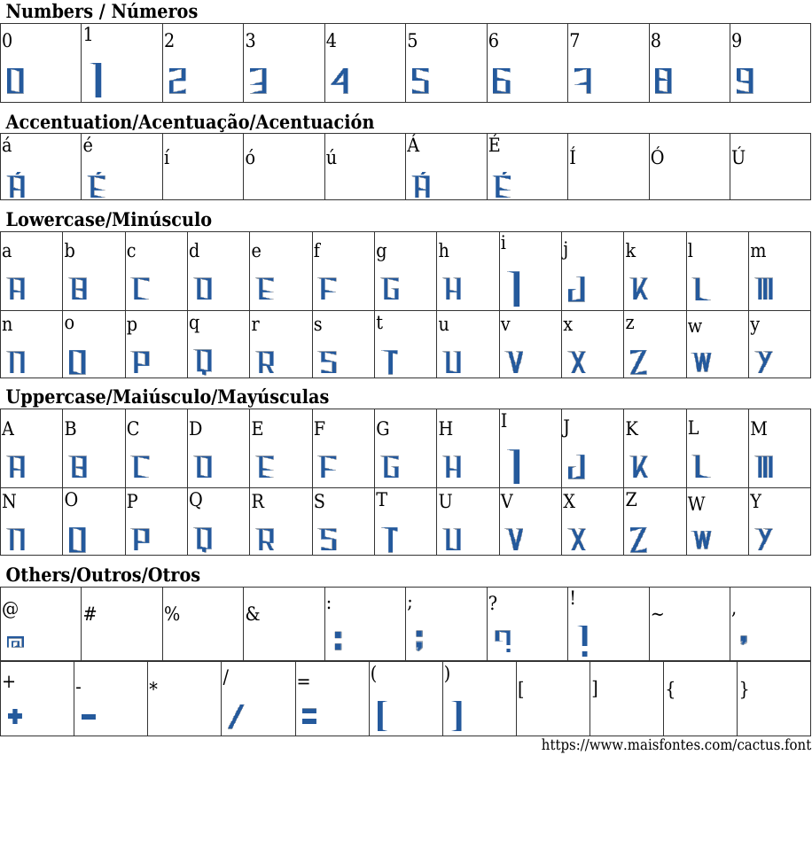 Cactus Font: Free Download | MaisFontes