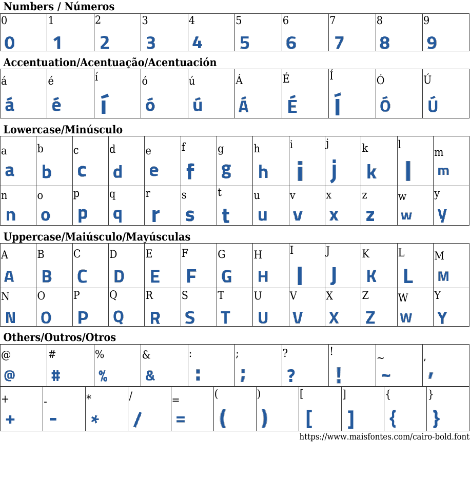 Cairo Bold: Free Font Download | MaisFontes